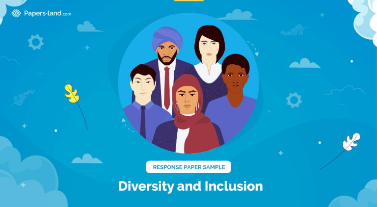 Diversity and Inclusion Response Paper Sample